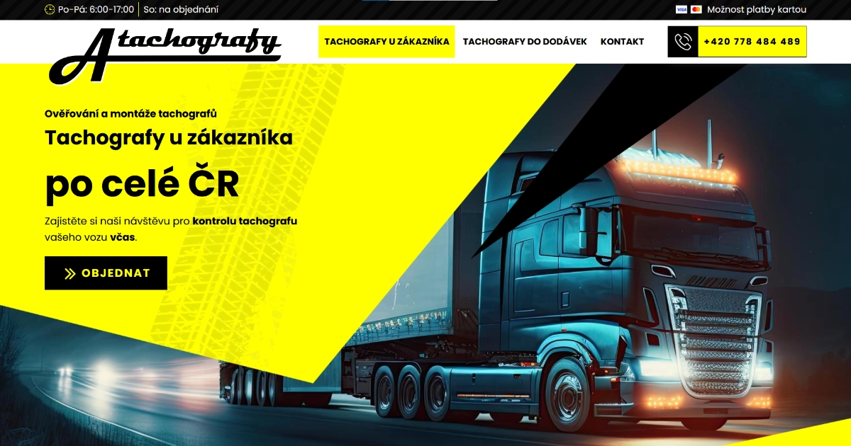 Tachografy u zákazníka - A - Tachografy